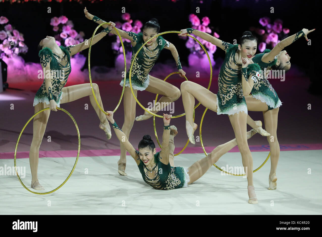 Tokyo, Japan. 1st Oct, 2017. Fairy Japan POLA Rhythmic Gymnastics ...