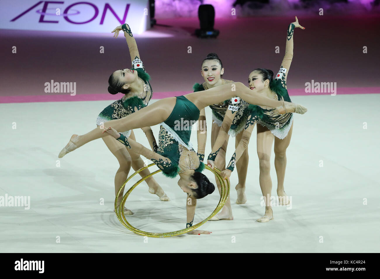 Tokyo, Japan. 1st Oct, 2017. Fairy Japan POLA Rhythmic Gymnastics ...