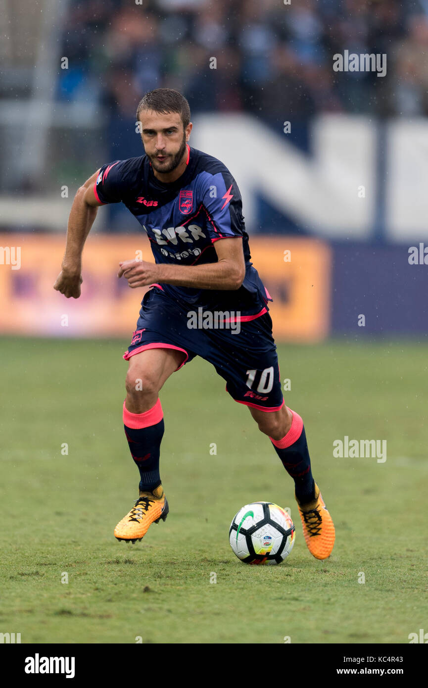 Ferrara, Italy. 1st Oct, 2017. Andrea Barberis (Crotone) Football ...