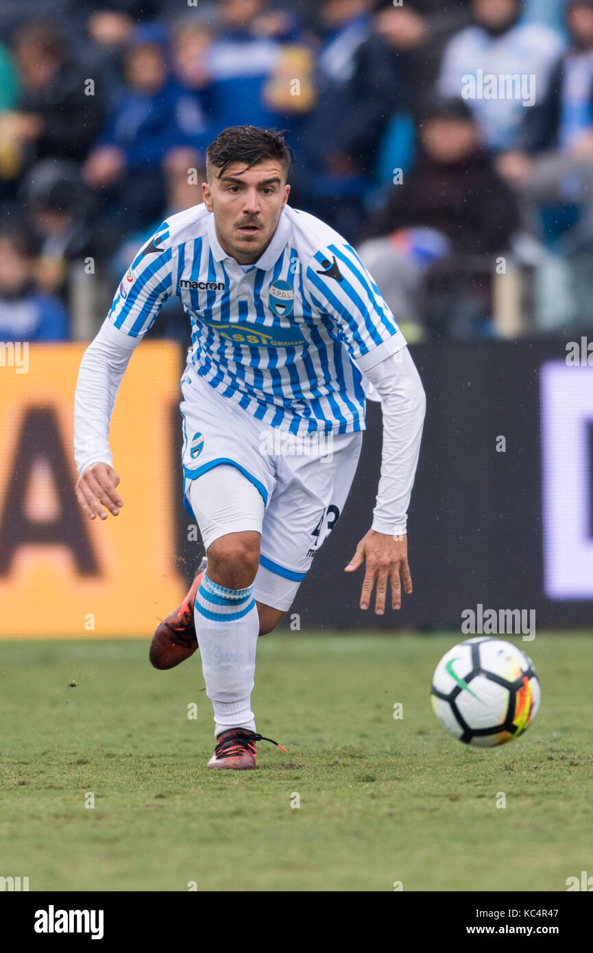 Ferrara, Italy. 1st Oct, 2017. Alberto Paloschi (SPAL) Football/Soccer ...