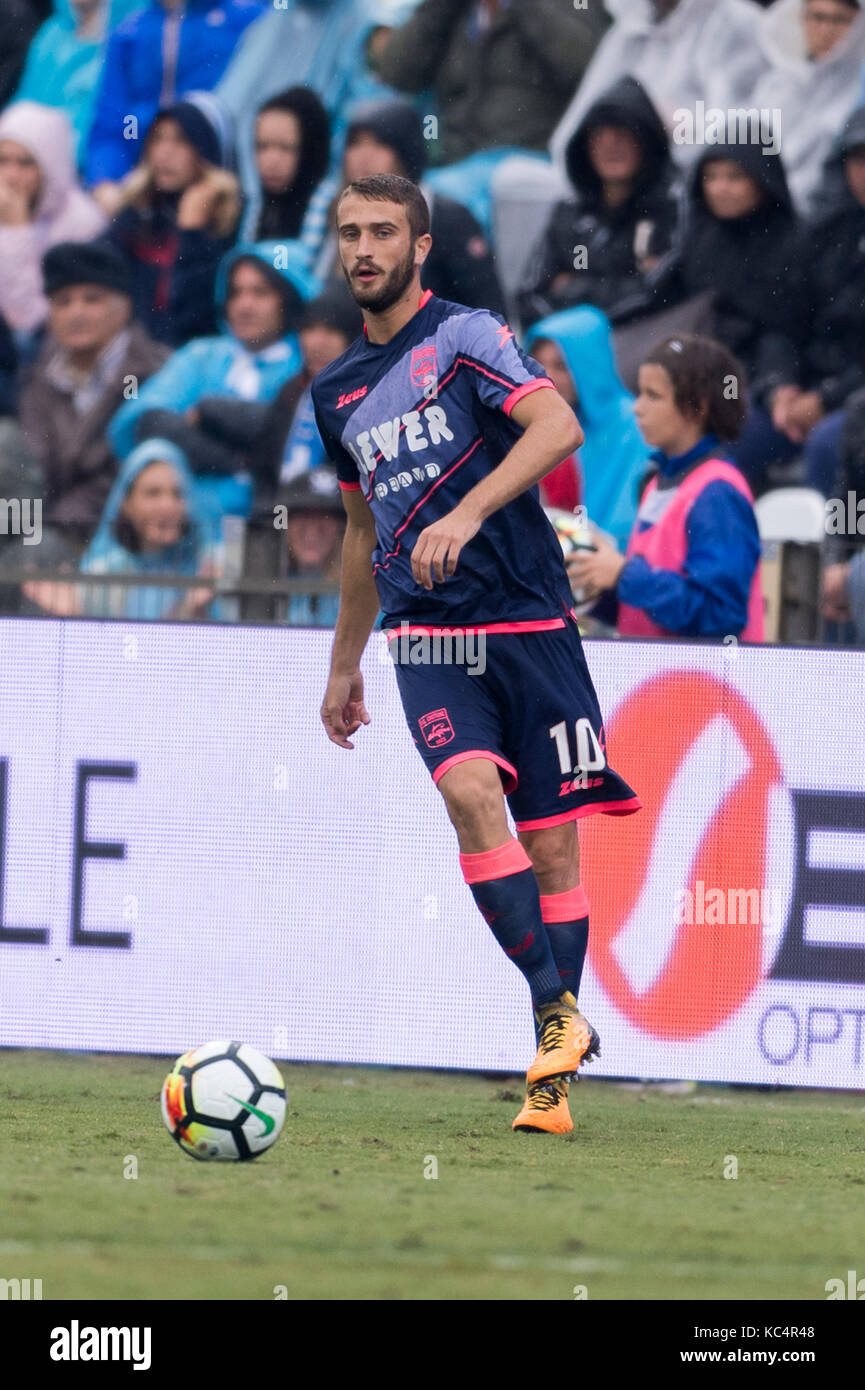 Ferrara, Italy. 1st Oct, 2017. Andrea Barberis (Crotone) Football ...