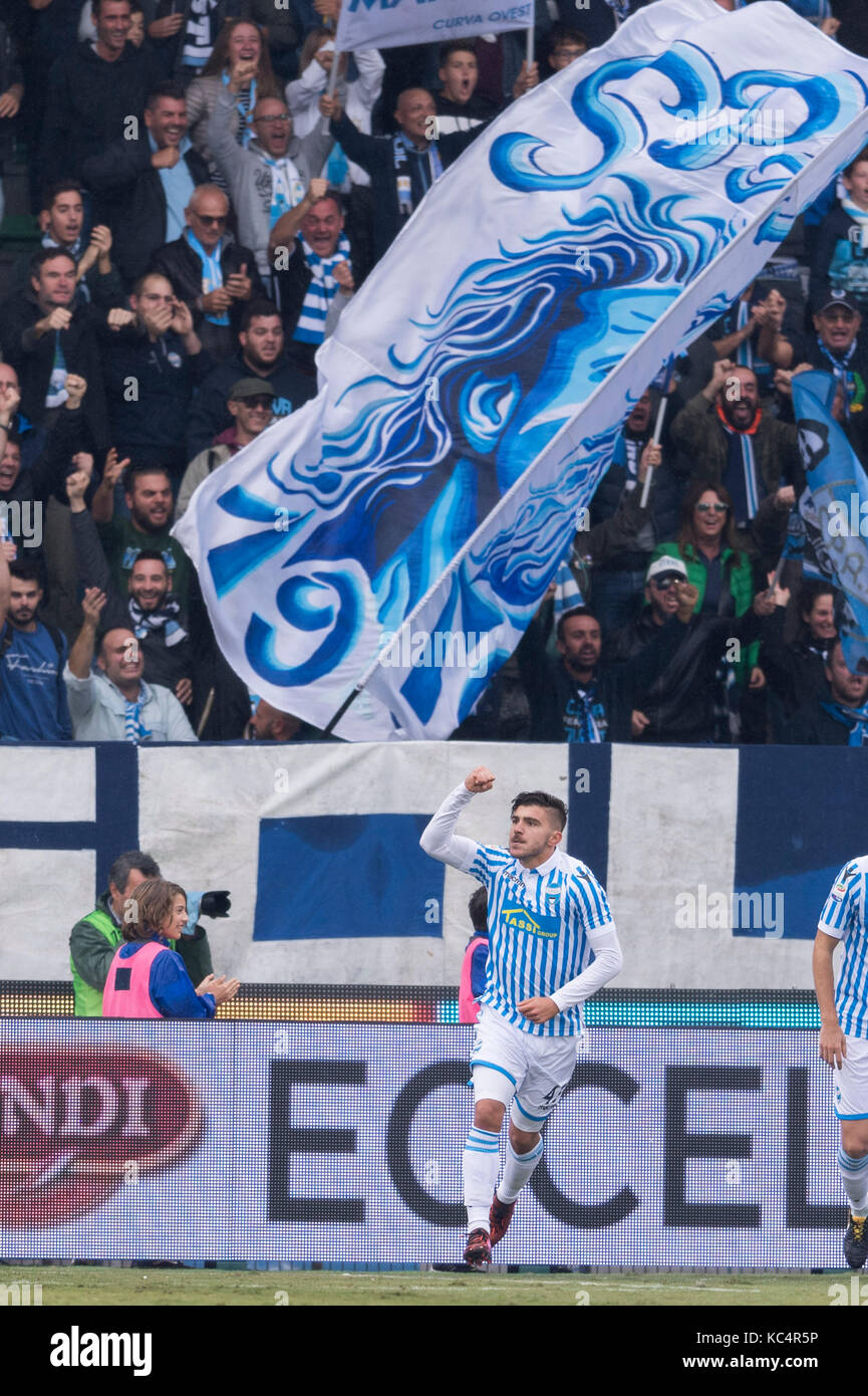Ferrara, Italy. 1st Oct, 2017. Alberto Paloschi (SPAL) Football/Soccer ...
