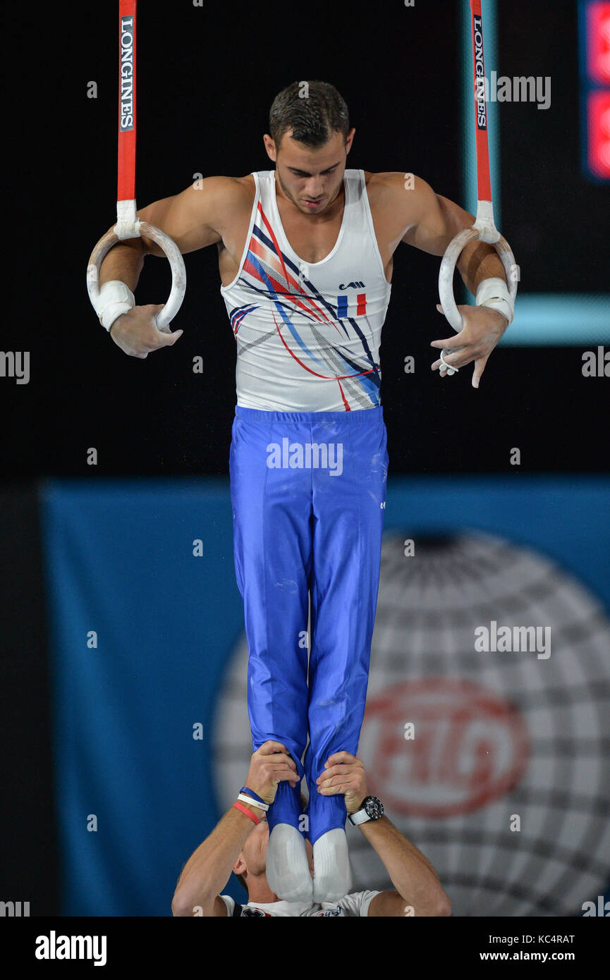 Montreal, Quebec, Canada. 2nd Oct, 2017. SAMIR AIT SAID, the gymnast ...