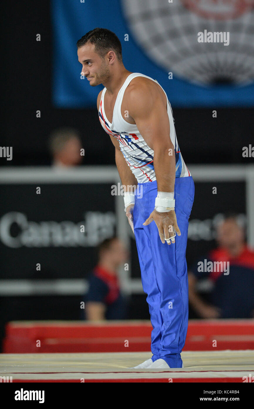 Montreal, Quebec, Canada. 2nd Oct, 2017. SAMIR AIT SAID, the gymnast ...