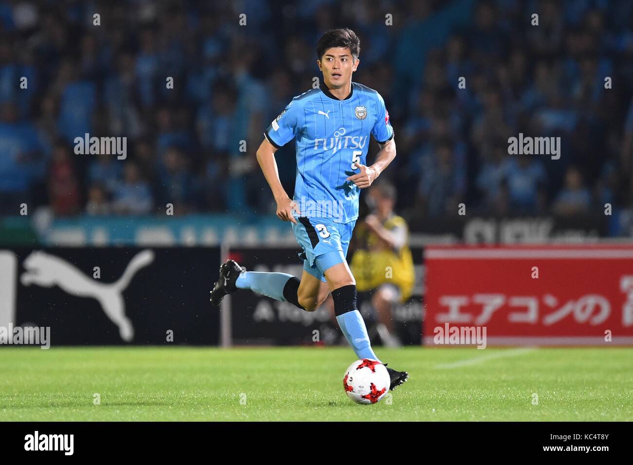 Kanagawa, Japan. 30th Sep, 2017. Shogo Taniguchi (Frontale) Football ...