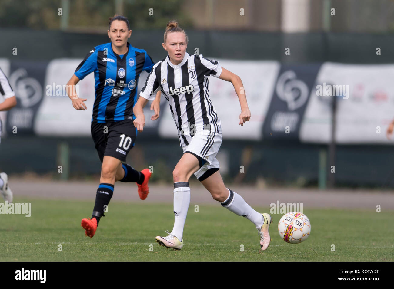 Mozzanica, Italy. 30th Sep, 2017. Andrea Scarpellini (Mozzanica), Sanni ...