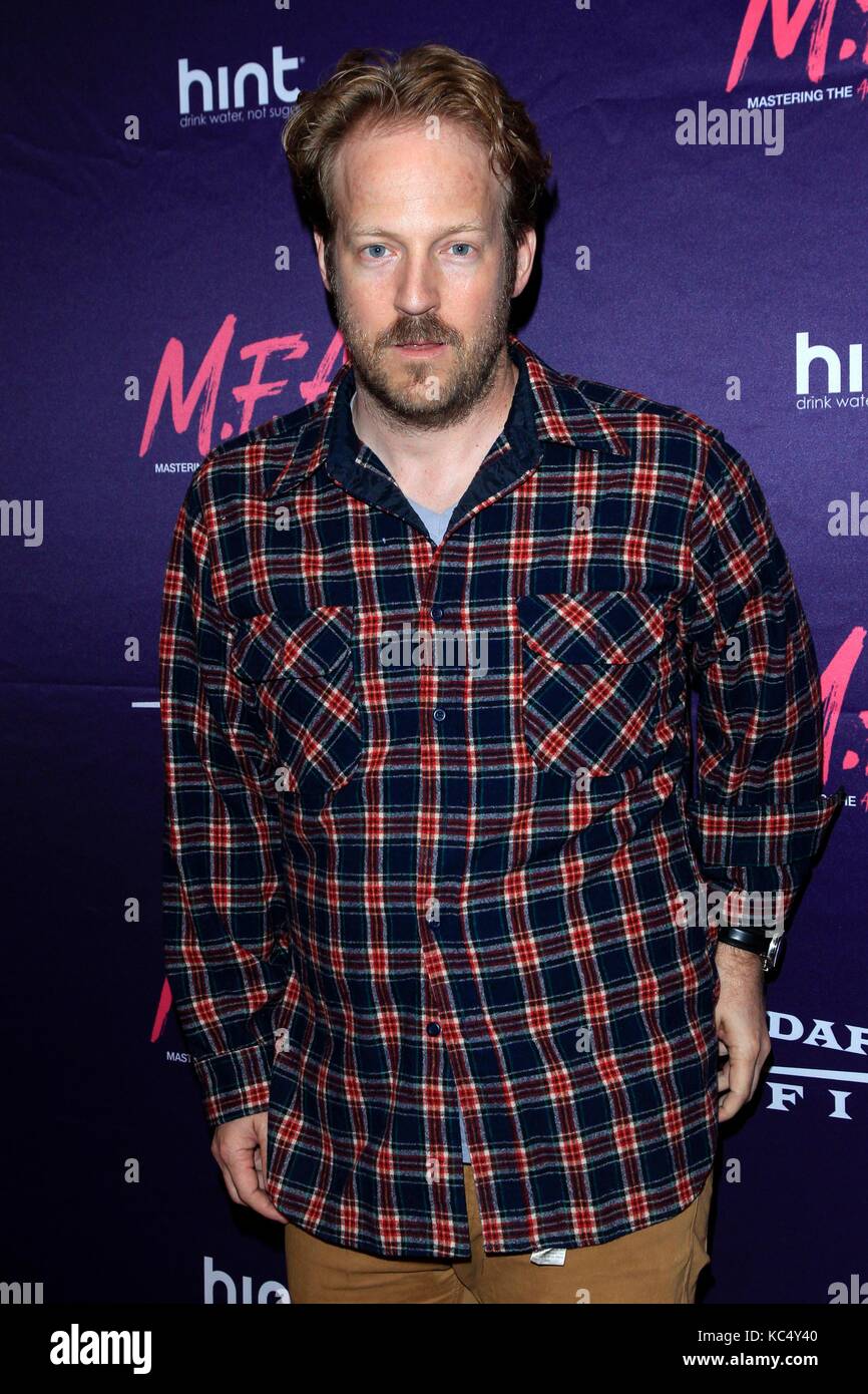 West Hollywood, USA. 2nd Oct, 2017. David Sullivan at arrivals for M.F ...