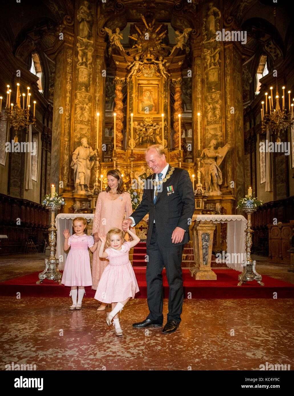 Princess annemarie bourbon parma princess cecilia hi-res stock ...