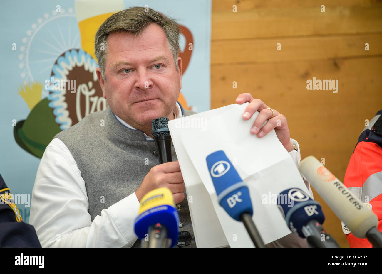 Munich's second mayor and Wiesn head Josef Schmid (CSU) speaks during ...