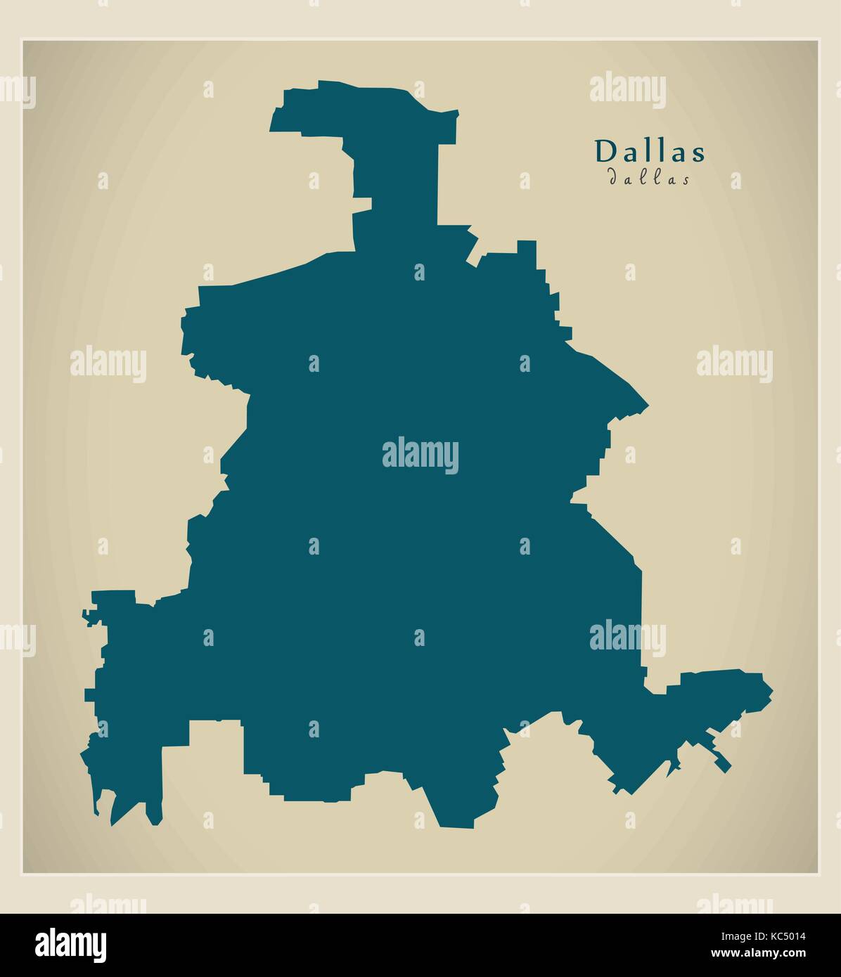 Dallas map hi-res stock photography and images - Alamy