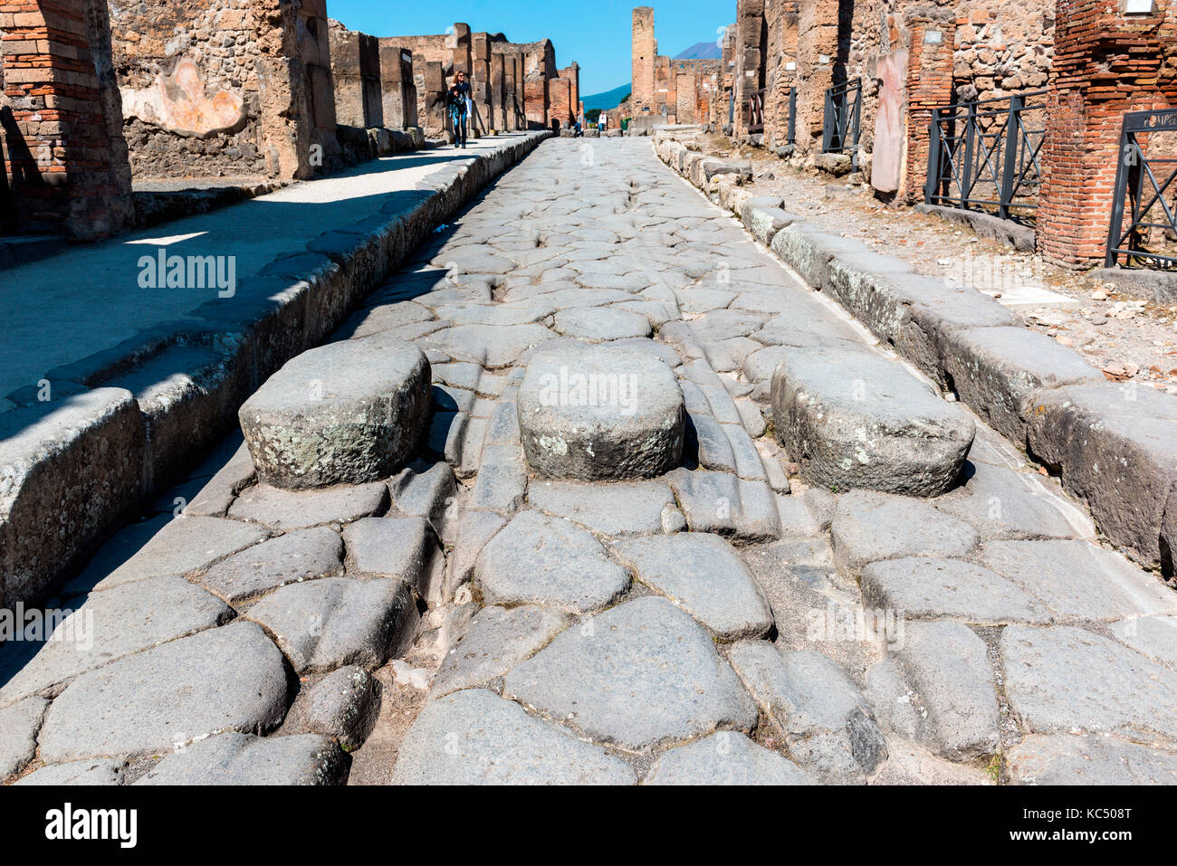 Italy, Campania, Naples, archaeological excavations of Pompeii Stock ...