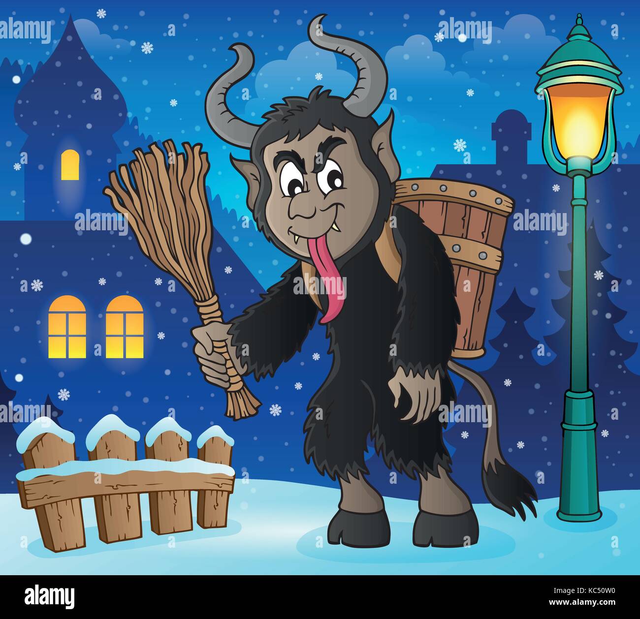 Krampus theme image 3 - eps10 vector illustration Stock Vector Image ... Krampus theme image 3 - eps10 vector illustration Stock Vector Image ...