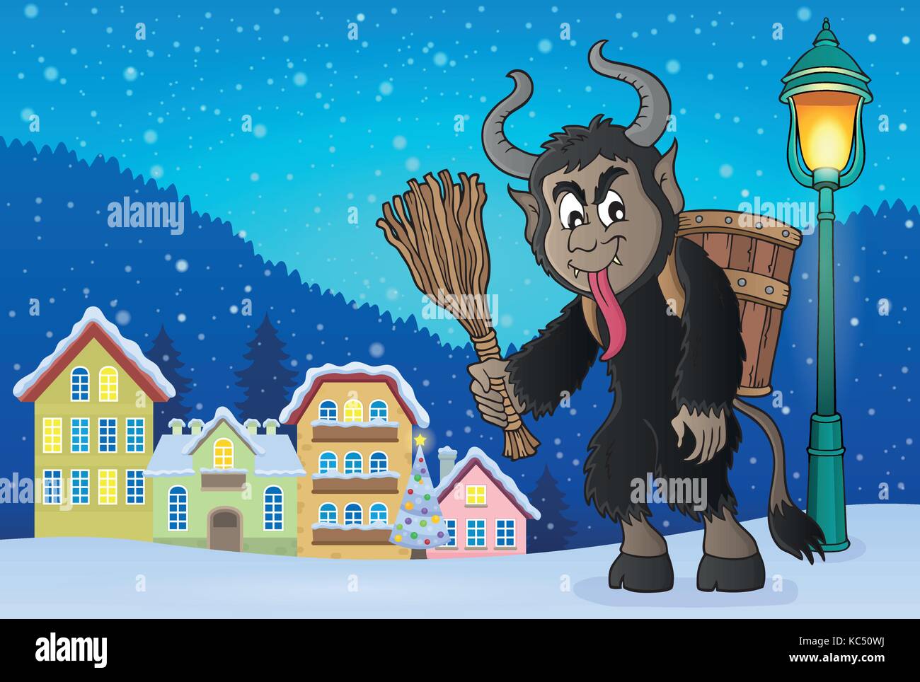 Krampus theme image 4 - eps10 vector illustration Stock Vector Image ... Krampus theme image 4 - eps10 vector illustration Stock Vector Image ...