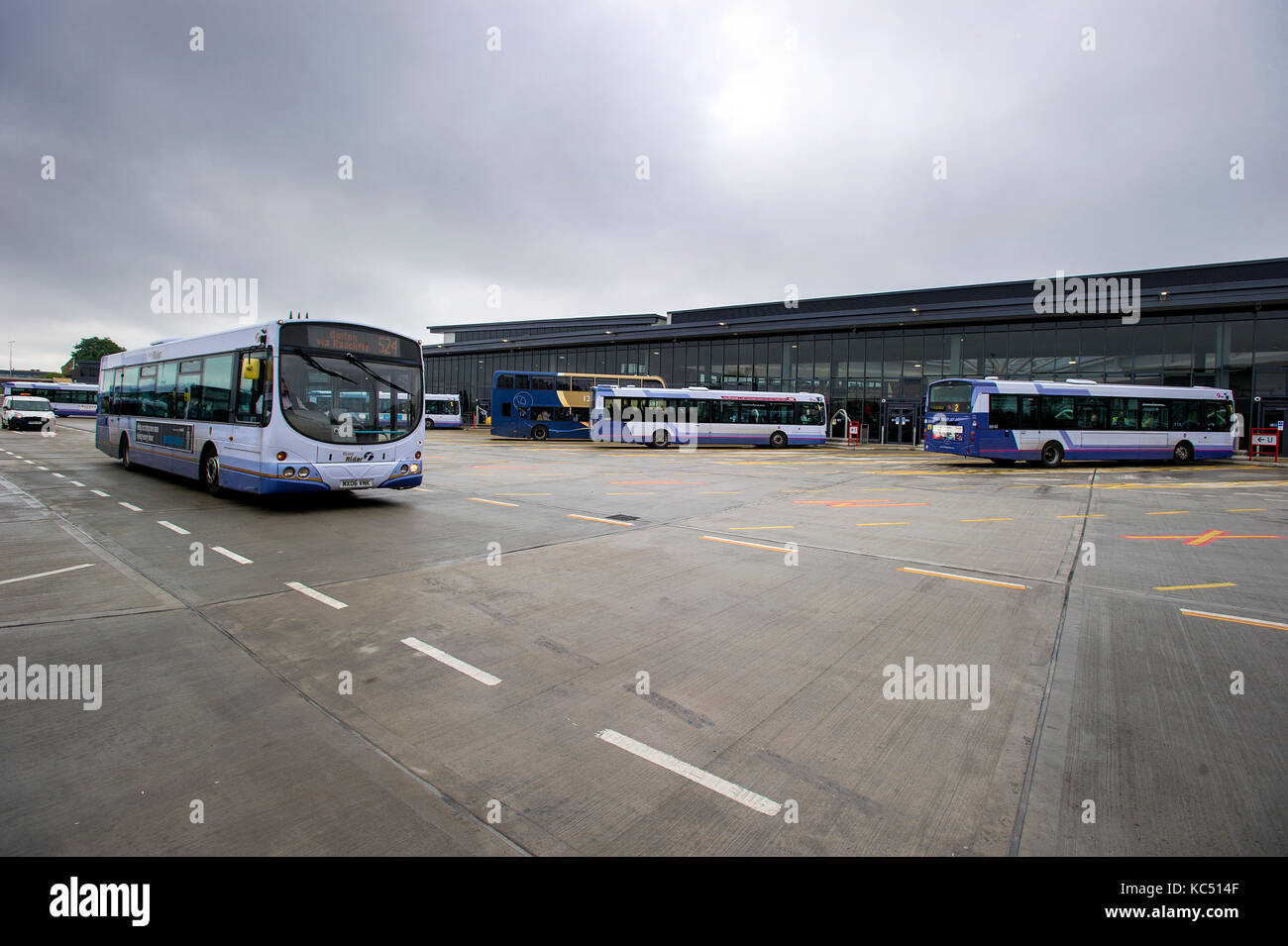 The new Bolton Interchange bus and rail station. Picture by Paul Heyes ...
