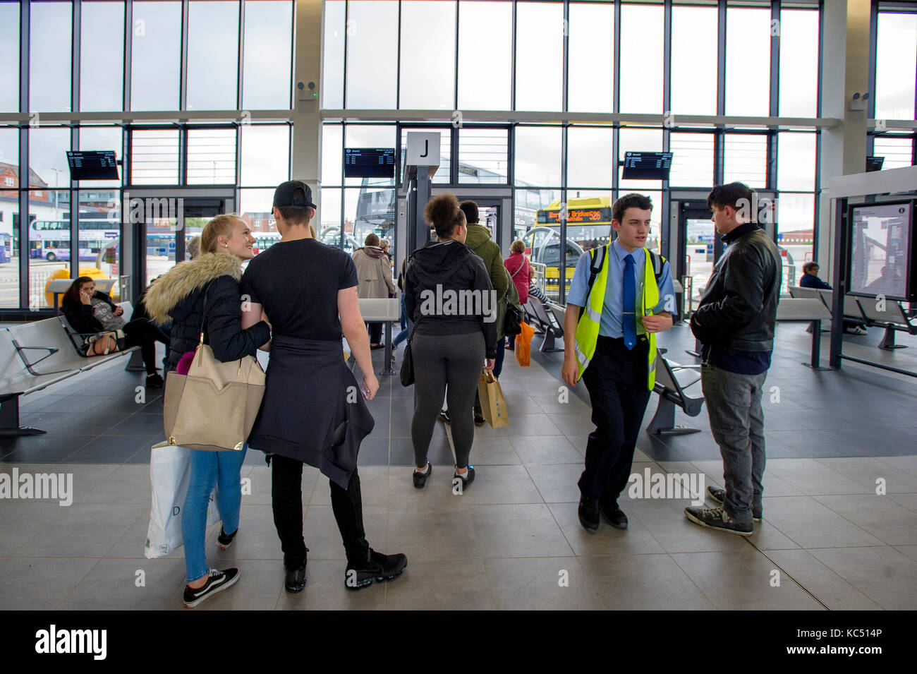 The new Bolton Interchange bus and rail station. Picture by Paul Heyes ...