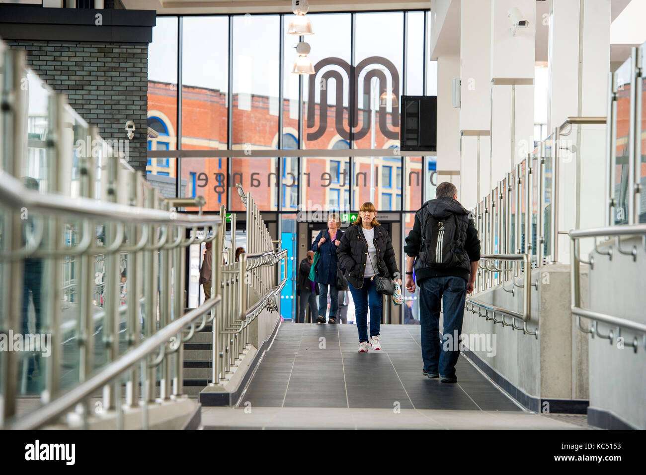 The new Bolton Interchange bus and rail station. Picture by Paul Heyes ...
