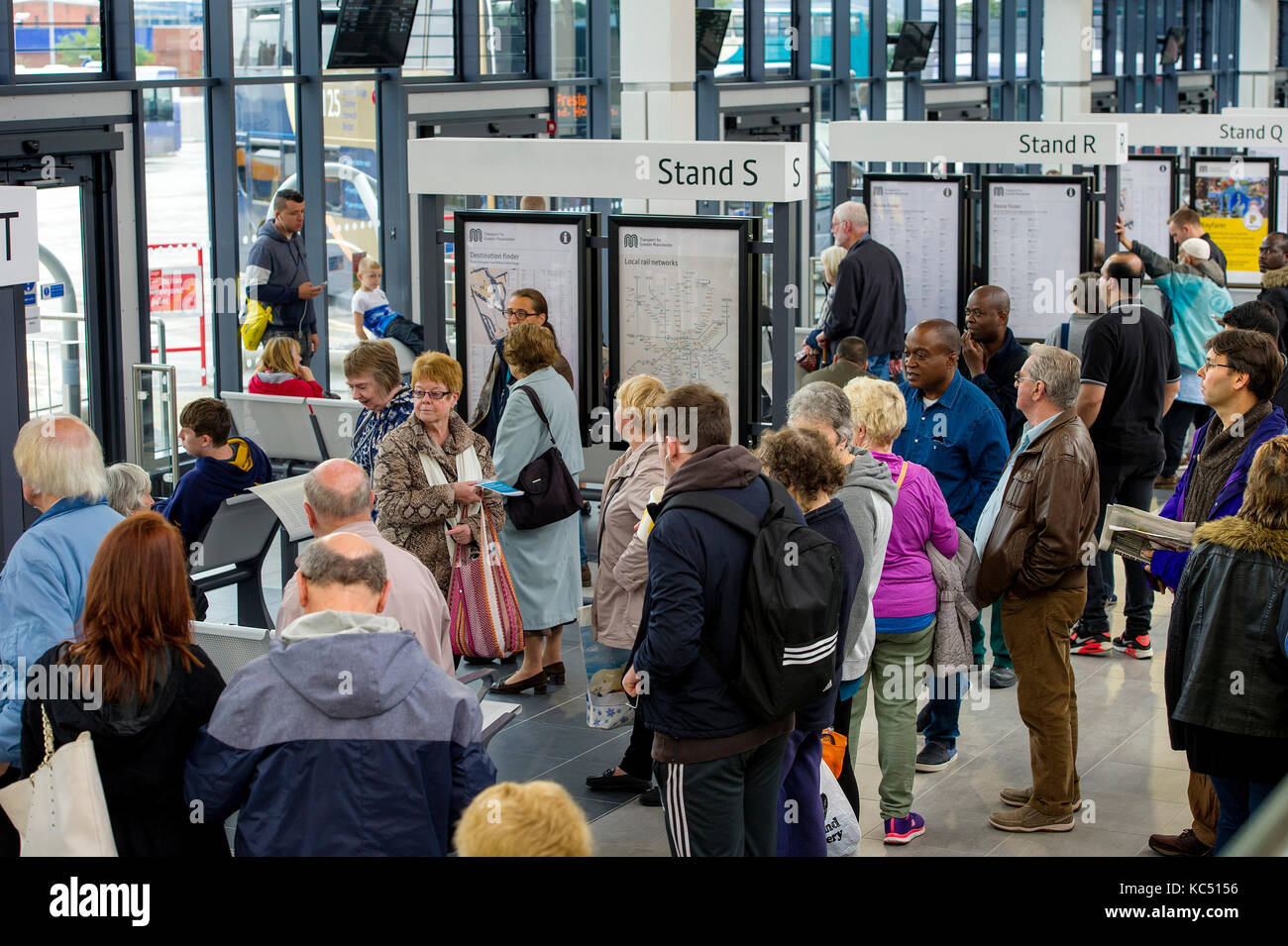 The new Bolton Interchange bus and rail station. Picture by Paul Heyes ...