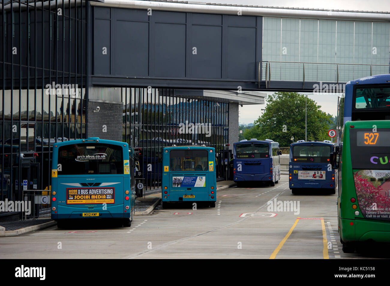 The new Bolton Interchange bus and rail station. Picture by Paul Heyes ...