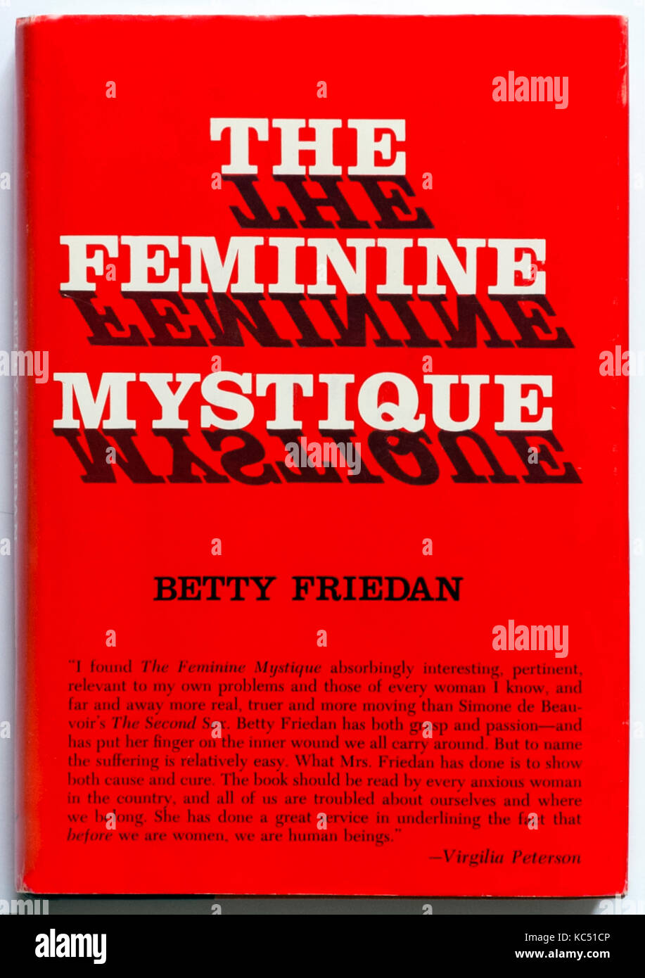 ‘The Feminine Mystique’ by Betty Friedan (1921-2006) American writer ...