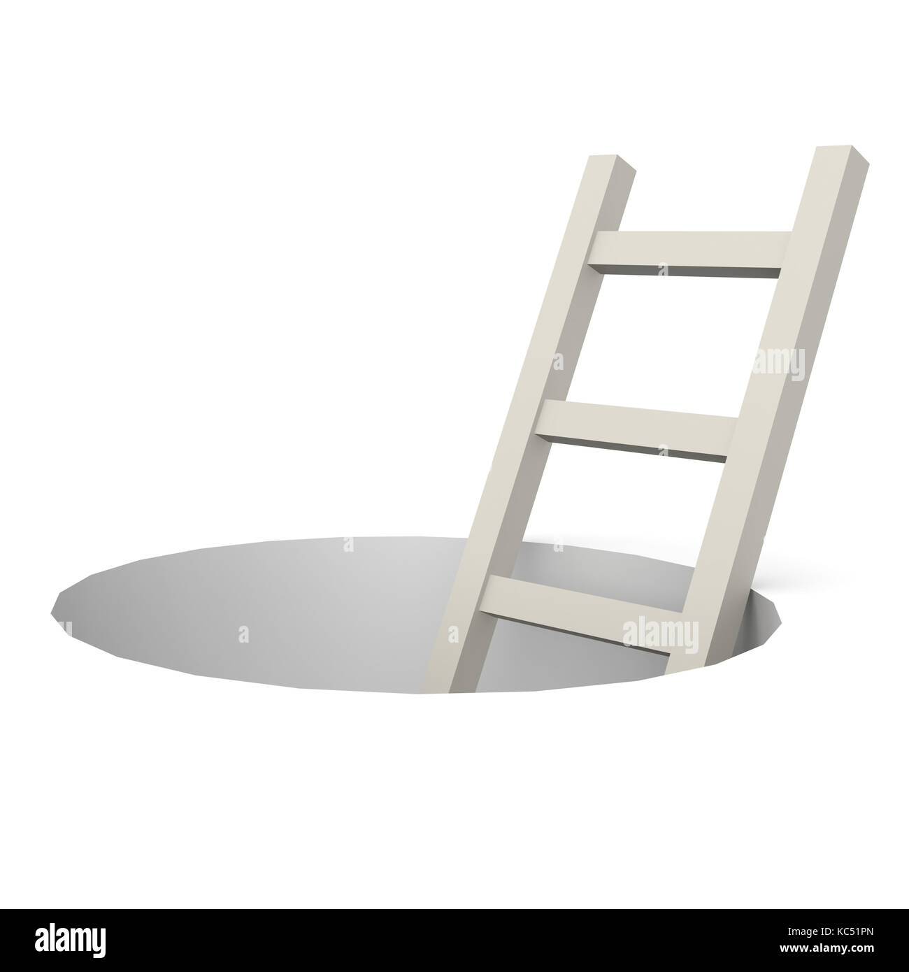 Ladder from hole image with hi-res rendered artwork that could be used ...