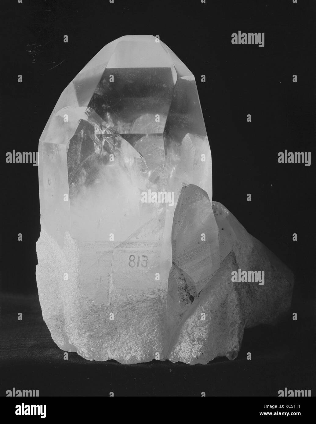 Fragment of Crystal, 18th century, China, Rock crystal, H. 4 7/8 in ...