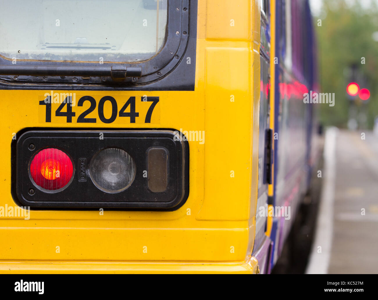 Arriva Rail North Northern Railway Pacer Class 142 at Chester with a ...