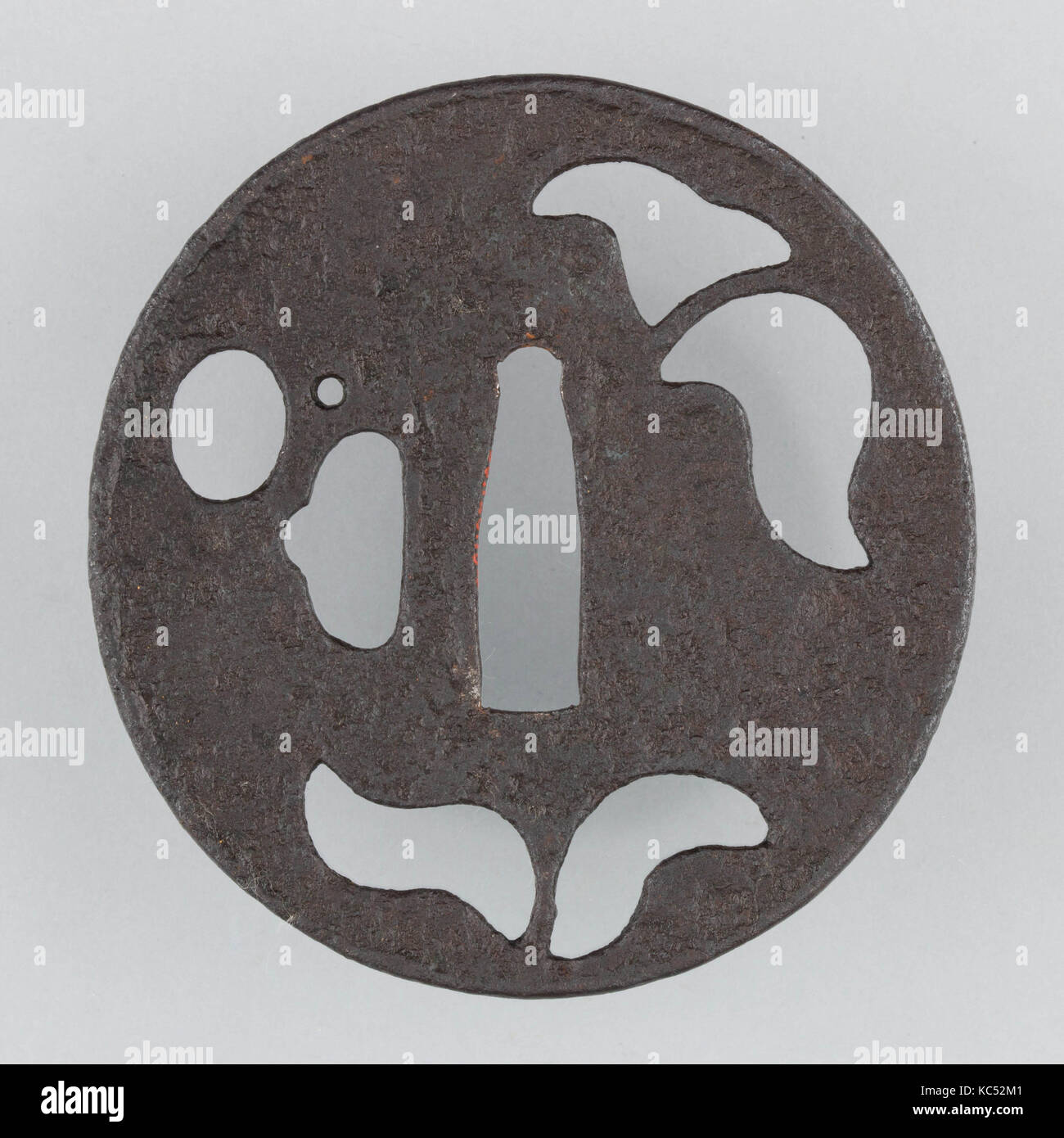 Sword Guard (Tsuba), late 16th–early 17th century, Japanese, Iron ...