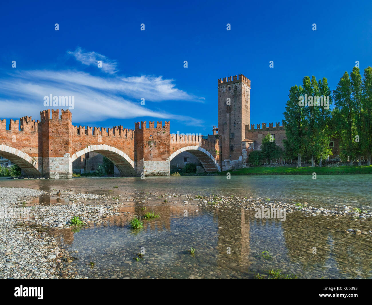 Castelvecchio bridge hi-res stock photography and images - Alamy