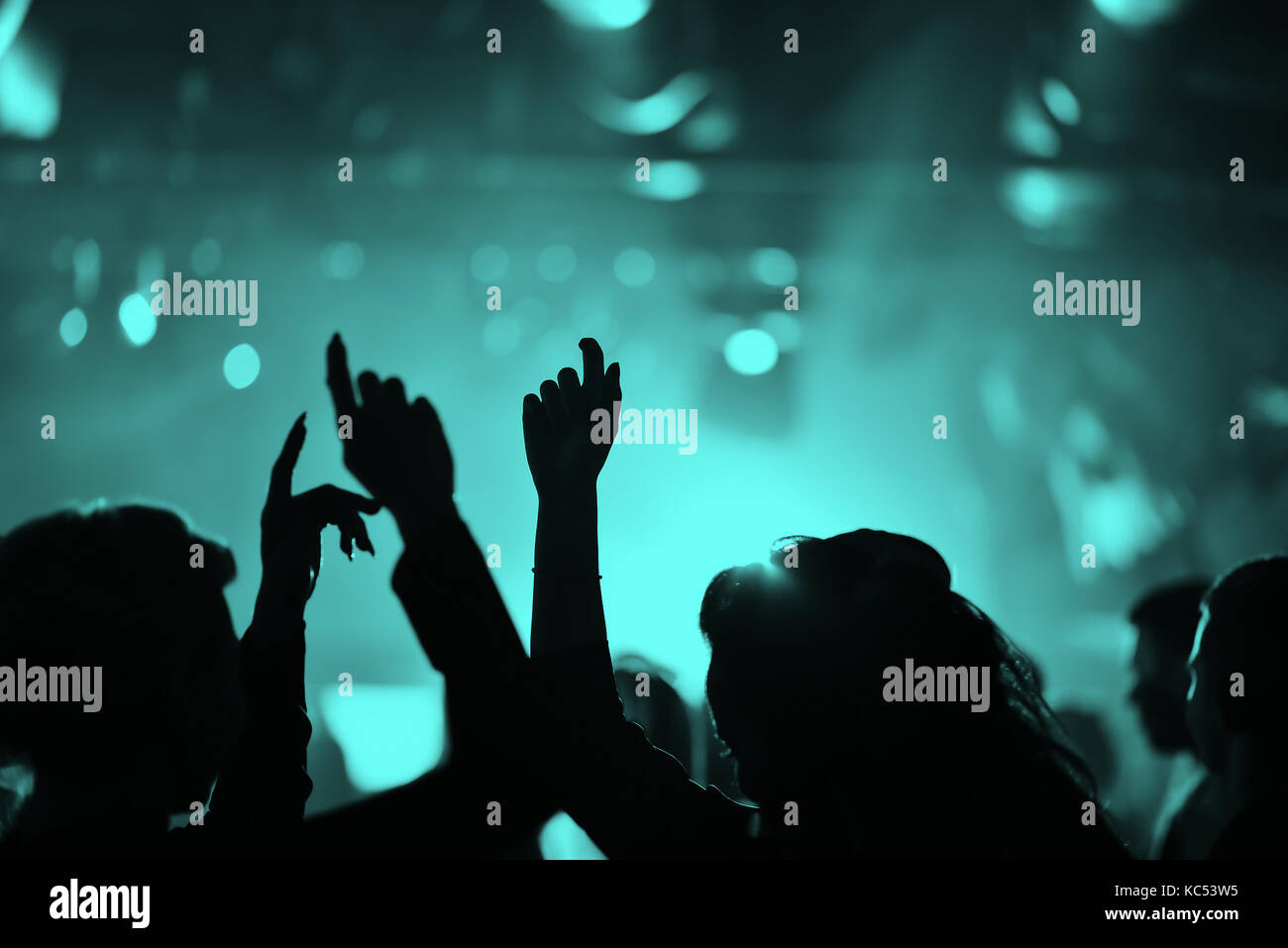 Hands of people in a nightclub Stock Photo - Alamy
