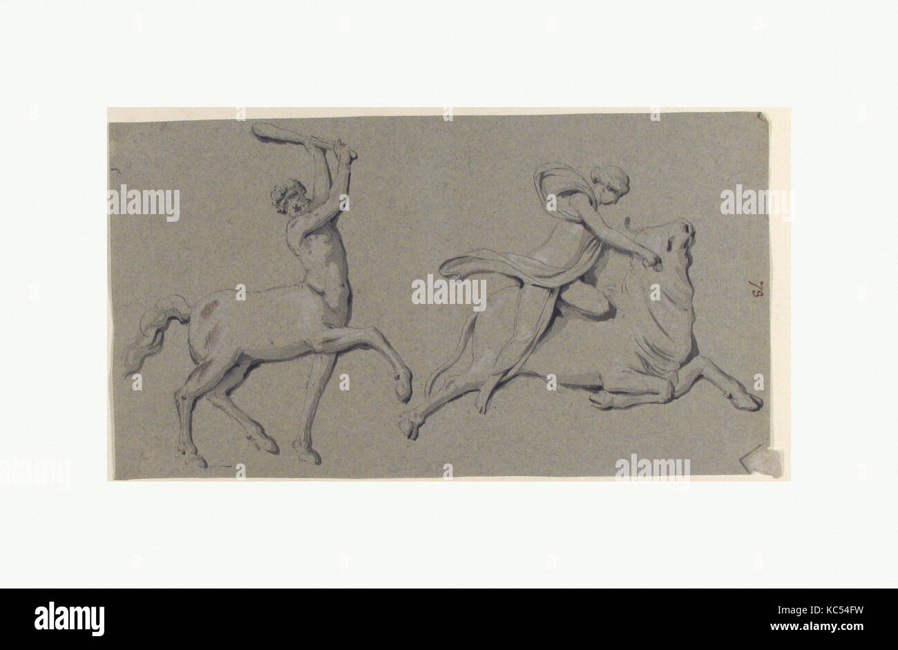 Centaur with Club and Maiden on Bull, Anonymous, French, 18th century ...