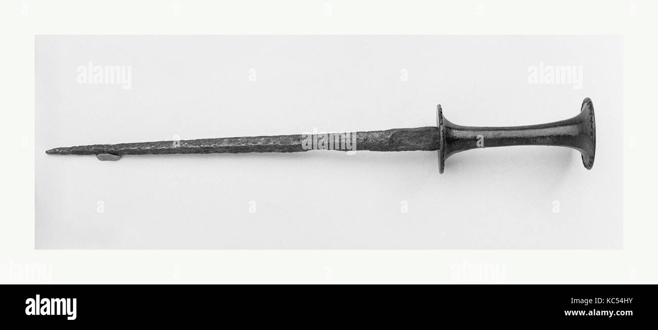 Roundel Dagger, 14th century, possibly British, Steel, L. 13 in. (33 ...