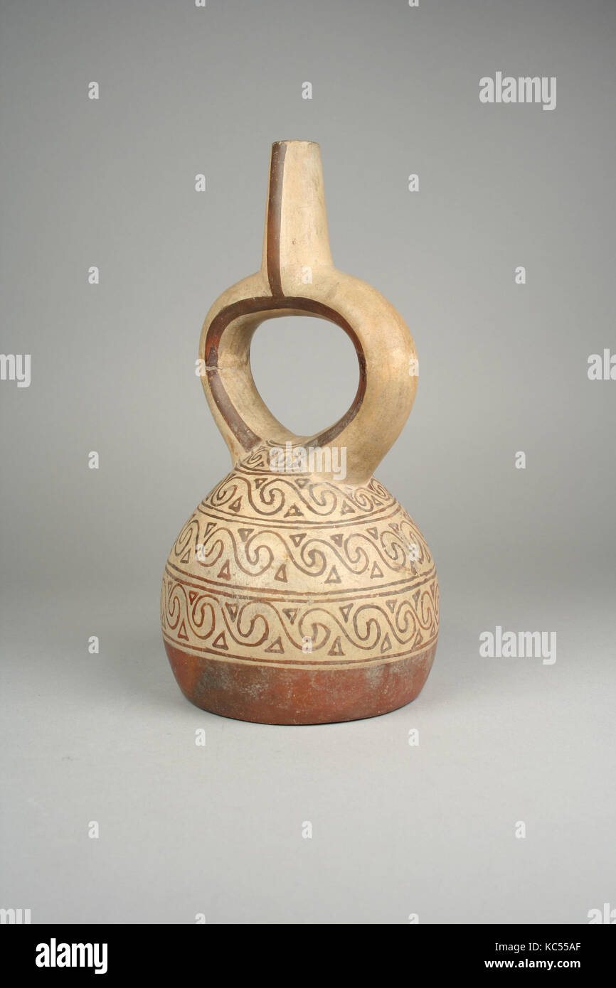 Stirrup Spout Bottle with Scrolls, 5th–7th century, Peru, Moche ...
