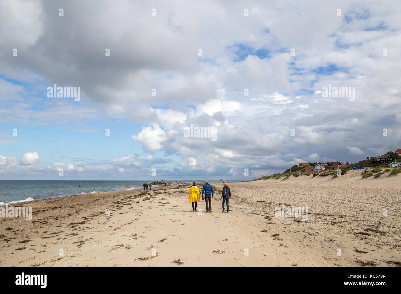 Tisvilde beach and village Stock Photo - Alamy