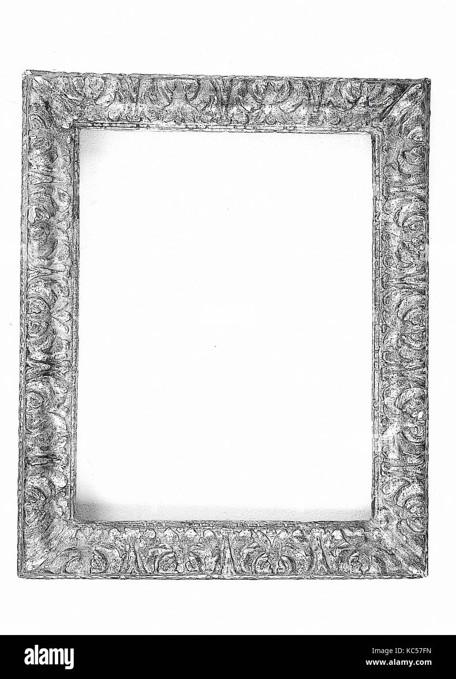 Ogee frame, ca. 1660, Italian, Rome, Poplar and walnut, Overall: 24 5/8 ...