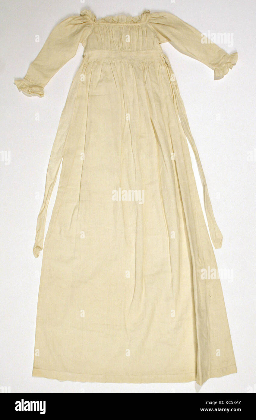 Robe, 1833, American, linen Stock Photo - Alamy