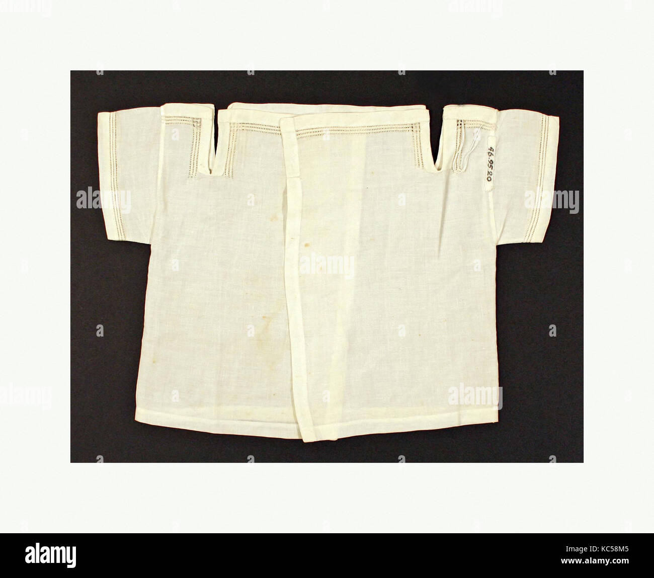 Shirt, early 19th century, American, linen Stock Photo - Alamy