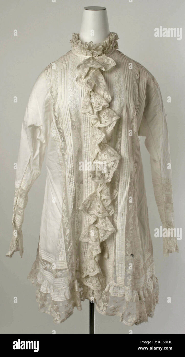 Dressing jacket, 1870s, American, cotton Stock Photo - Alamy