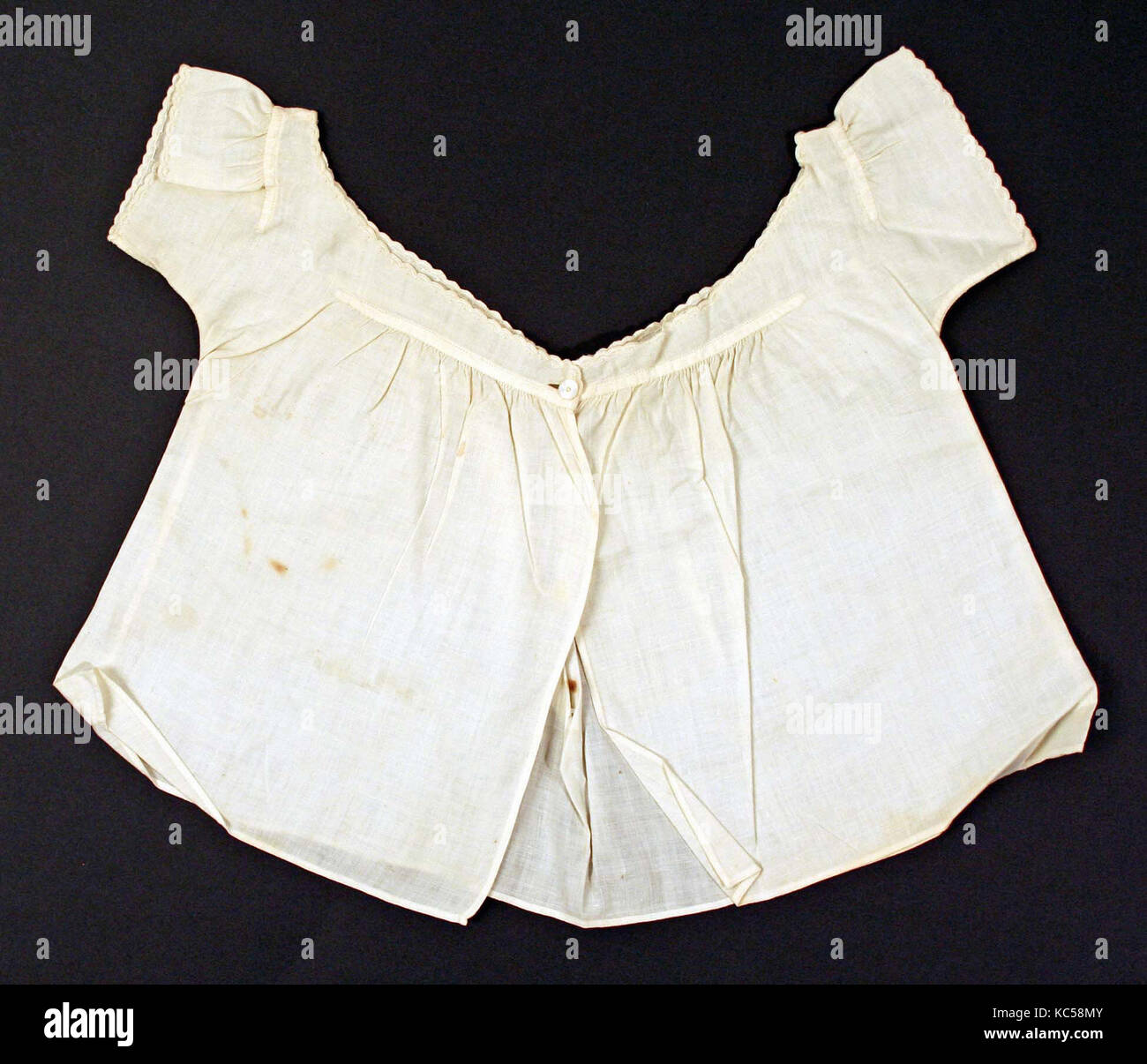 Shirt, early 19th century, American, linen Stock Photo - Alamy