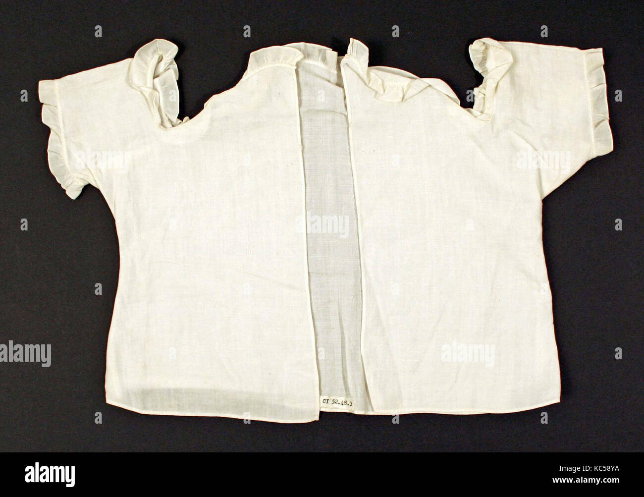 Shirt, 1852, American, linen Stock Photo - Alamy
