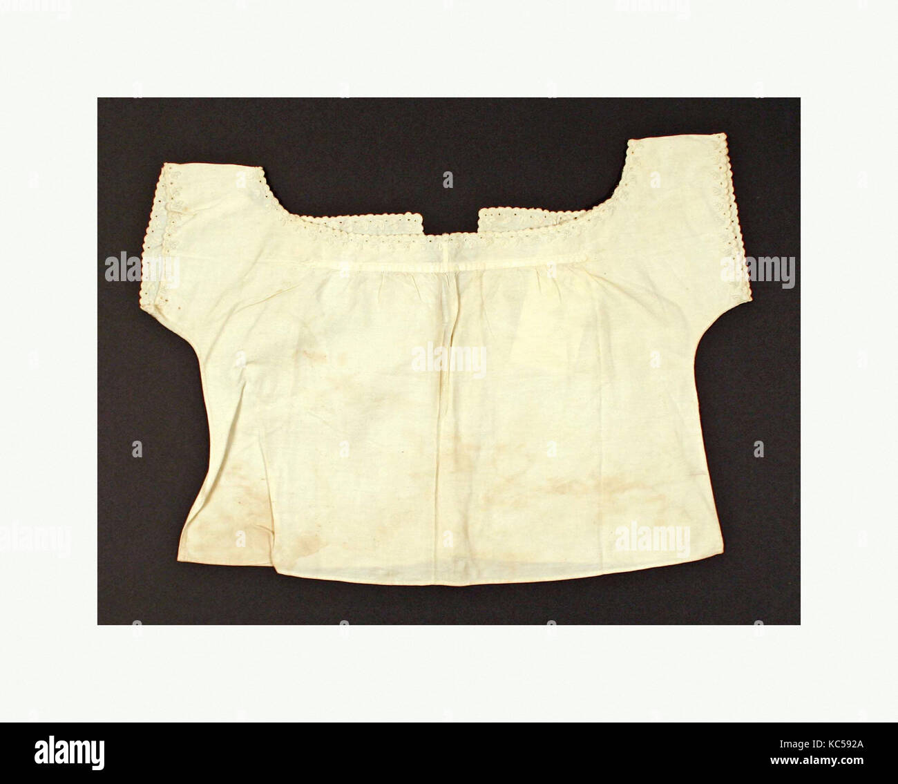 Shirt, mid-19th century, American, linen Stock Photo - Alamy