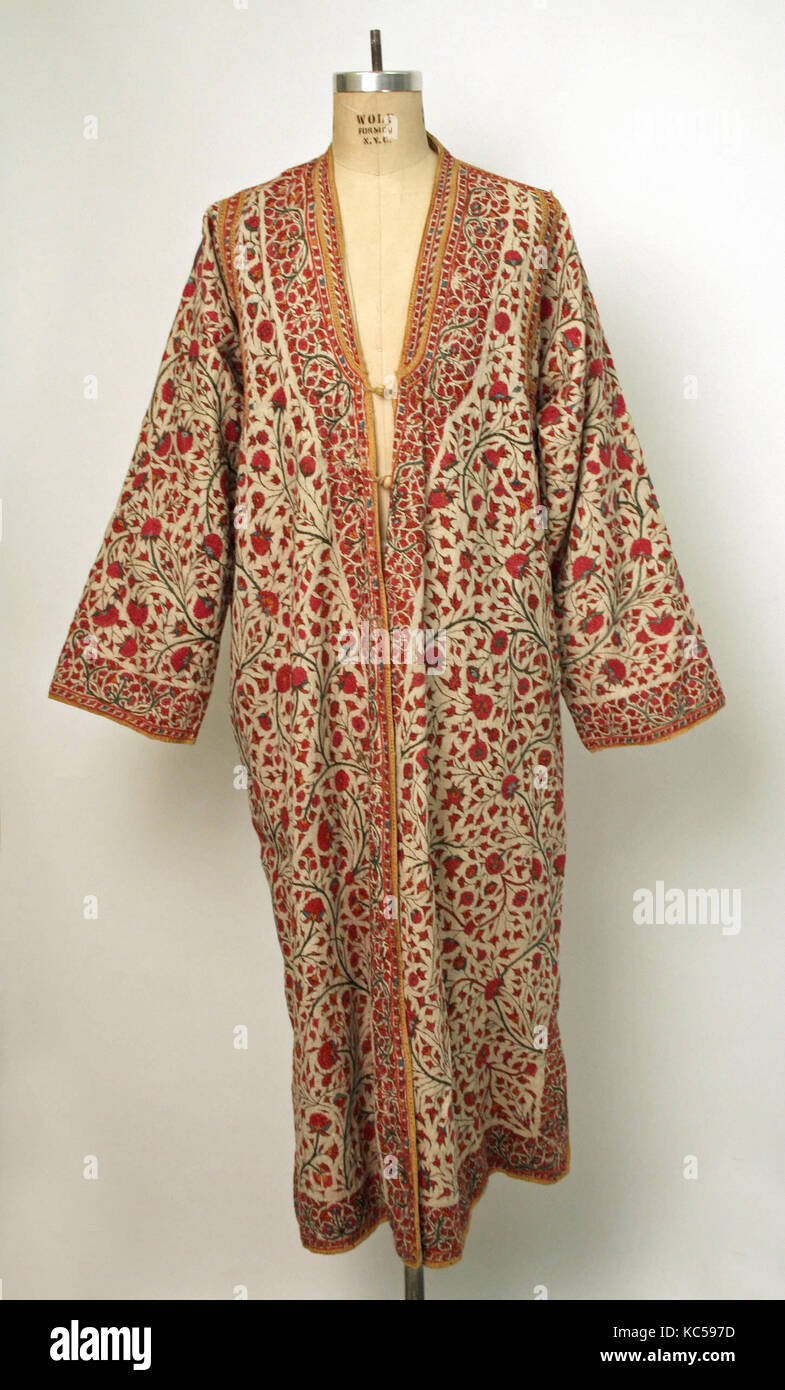 Choga, early 19th century, Indian, wool, silk Stock Photo - Alamy