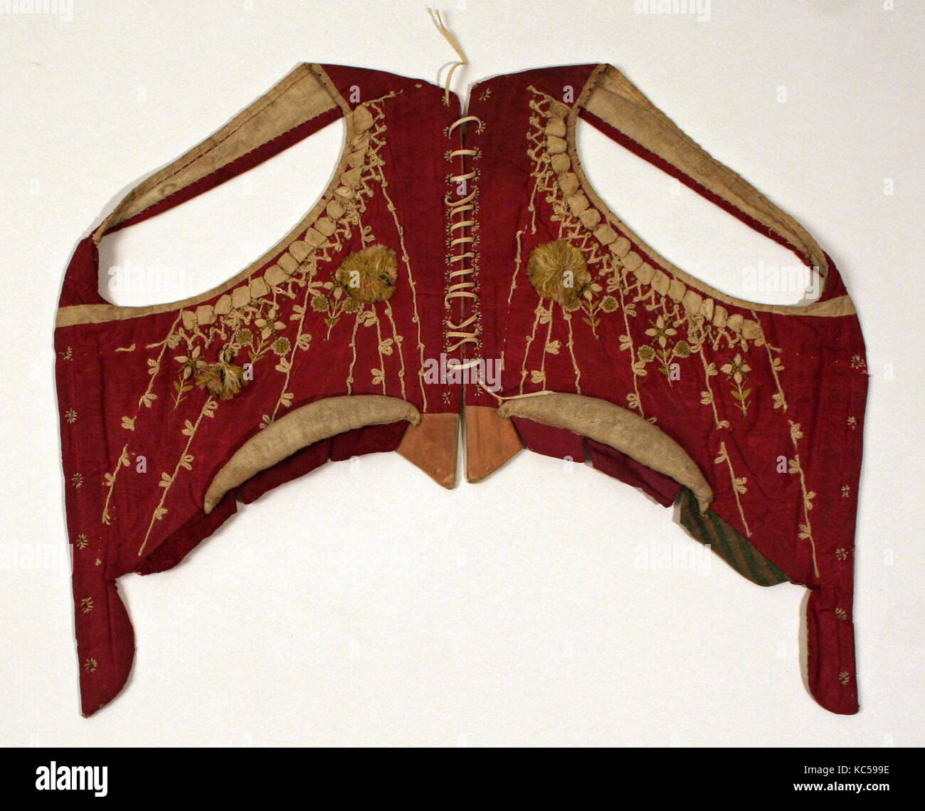Bodice, 1790s, French, silk, linen Stock Photo - Alamy