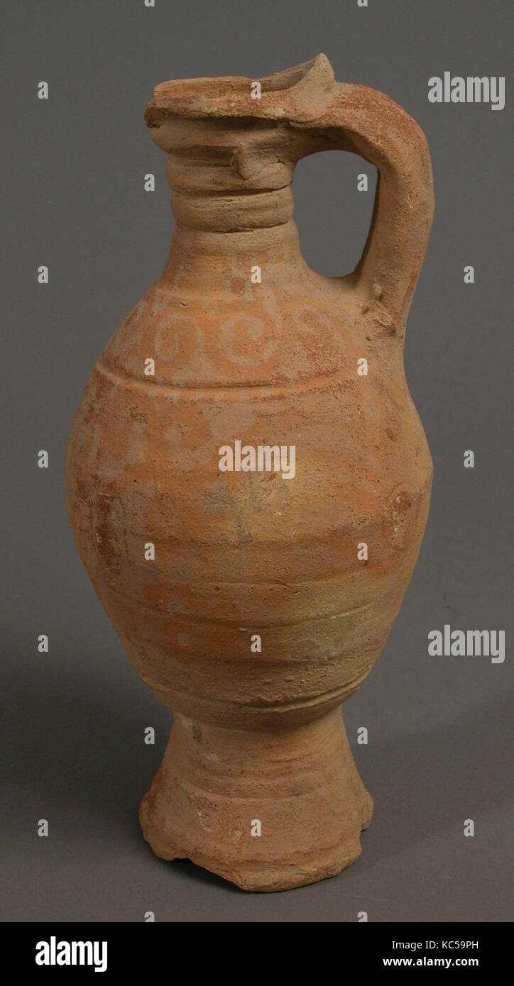 Jug, 4th–7th century, Made in Kharga Oasis, Byzantine Egypt, Coptic ...