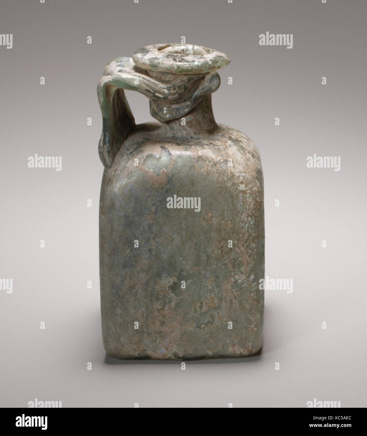 Glass square bottle, Mid Imperial, 2nd–3rd century A.D., Roman, Glass ...