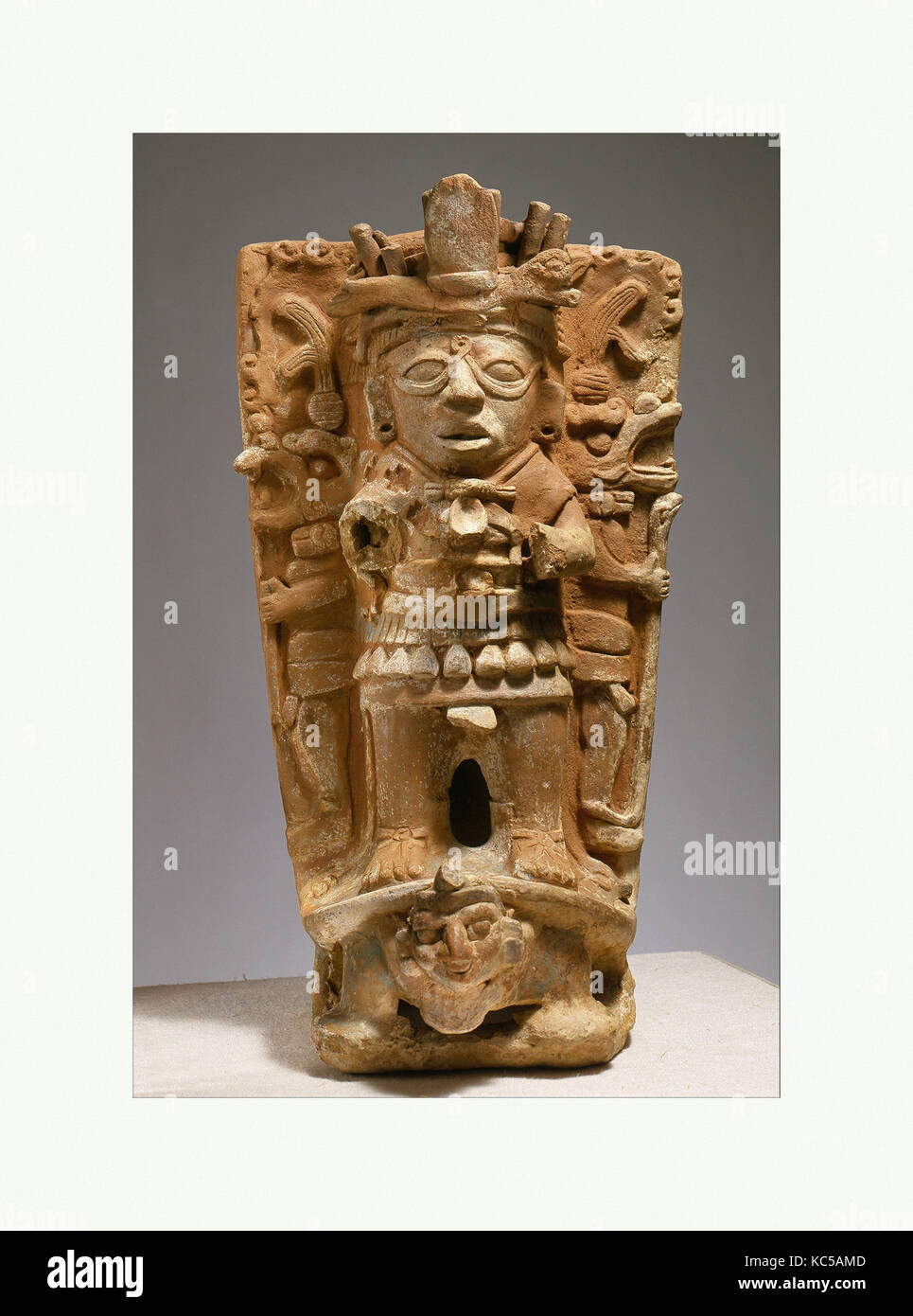 Censer Support, mid-7th–9th century, Mexico, Mesoamerica, Maya, Ceramic ...