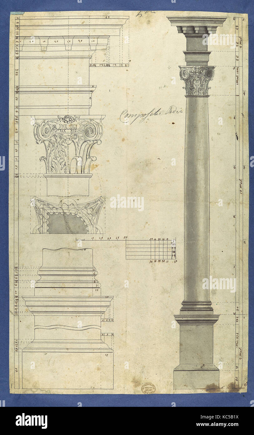 The General Proportions of the Composite Order, in Chippendale Drawings ...