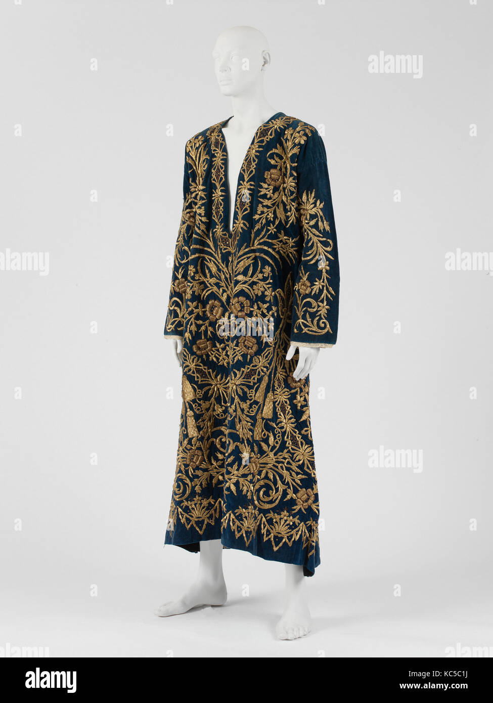 Robe, early 19th century, Turkish, silk, metallic thread Stock Photo ...