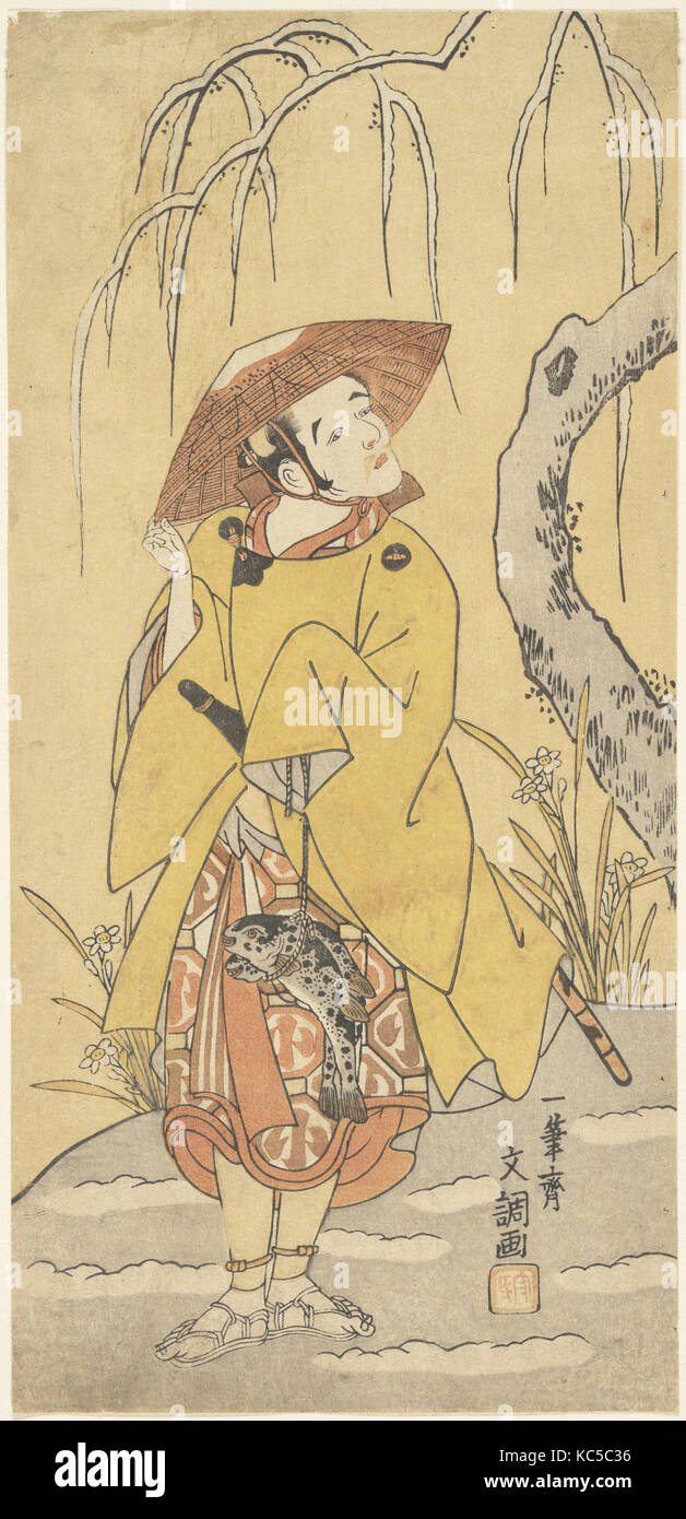 Arashi Otohachi I, Edo period (1615–1868), ca. 1790, Japan, Polychrome ...