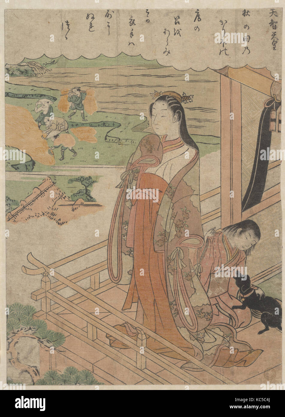 百人一首 天智天皇, Sympathy, Edo period (1615–1868), ca. 1768, Japan ...