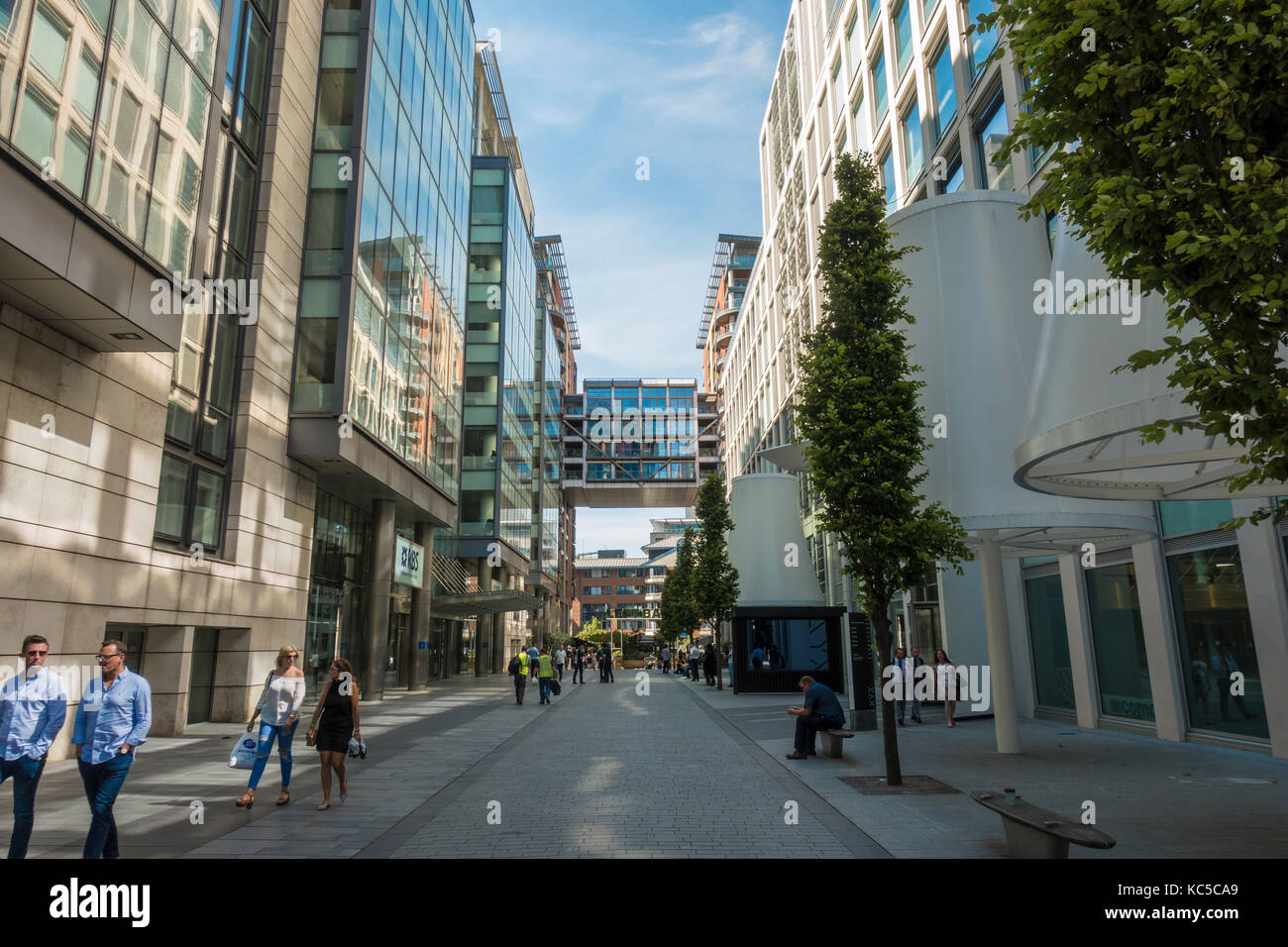Spinningfields area of Manchester Stock Photo - Alamy